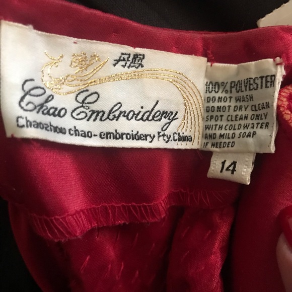 Chao Embroidery | Dresses | Elegant Chao Embroidery Gown Hand Sewn ...